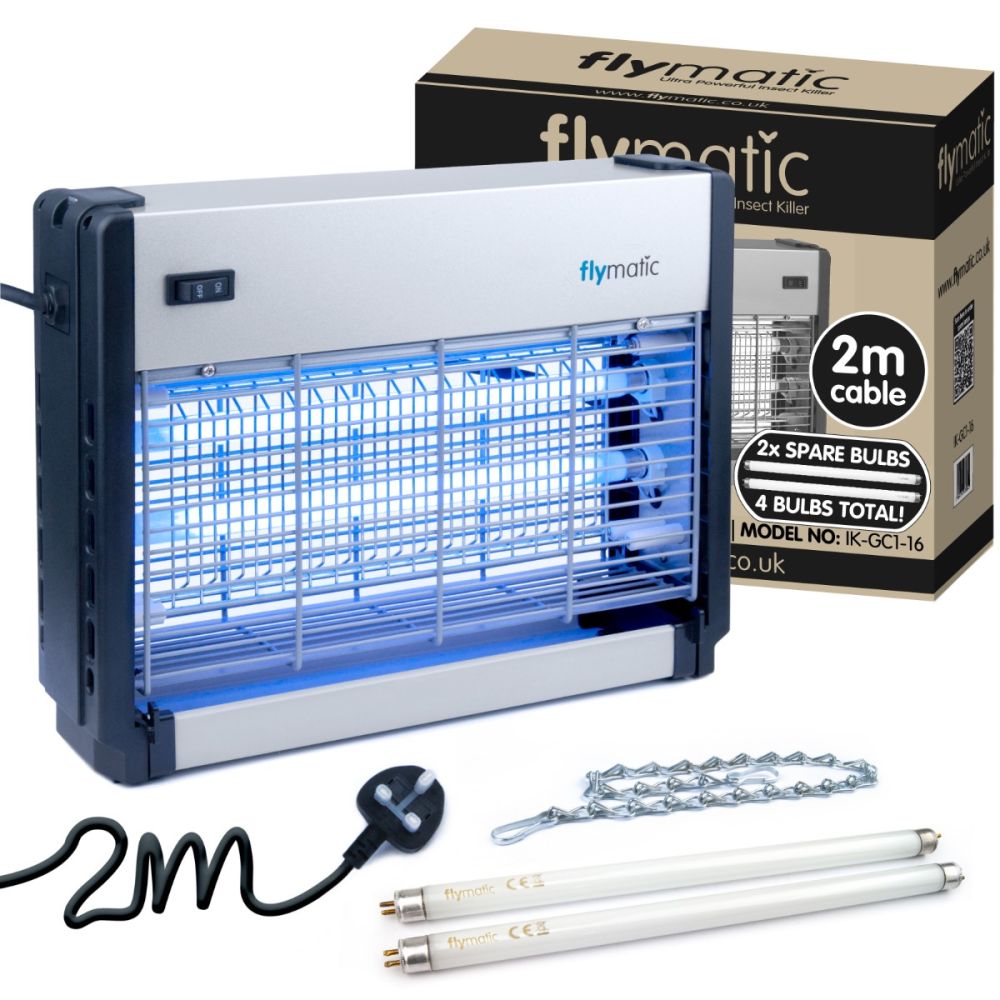 Flymatic Stainless Commercial grade Electric Fly Killer